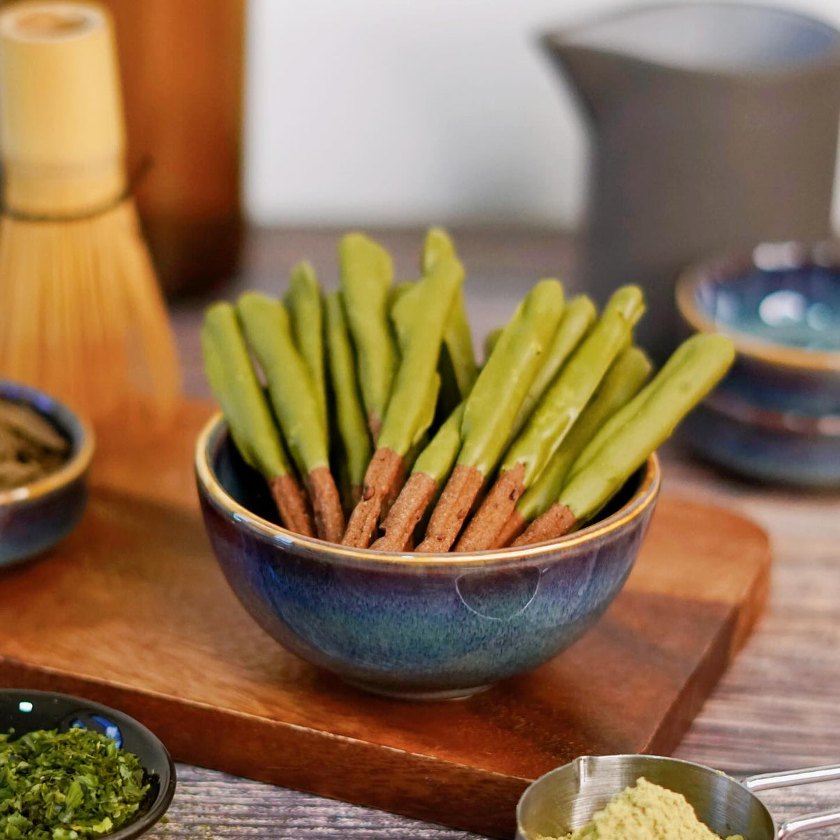 Organic Matcha Cacao Exclusive Pocket Sticks – Low-Kcal